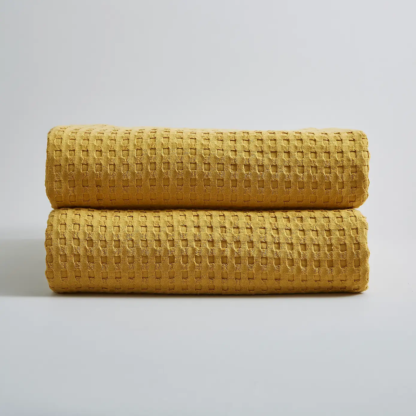 Cotton Waffle Throw | 100% Recycled Cotton Waffle Blankets – Raymat ...