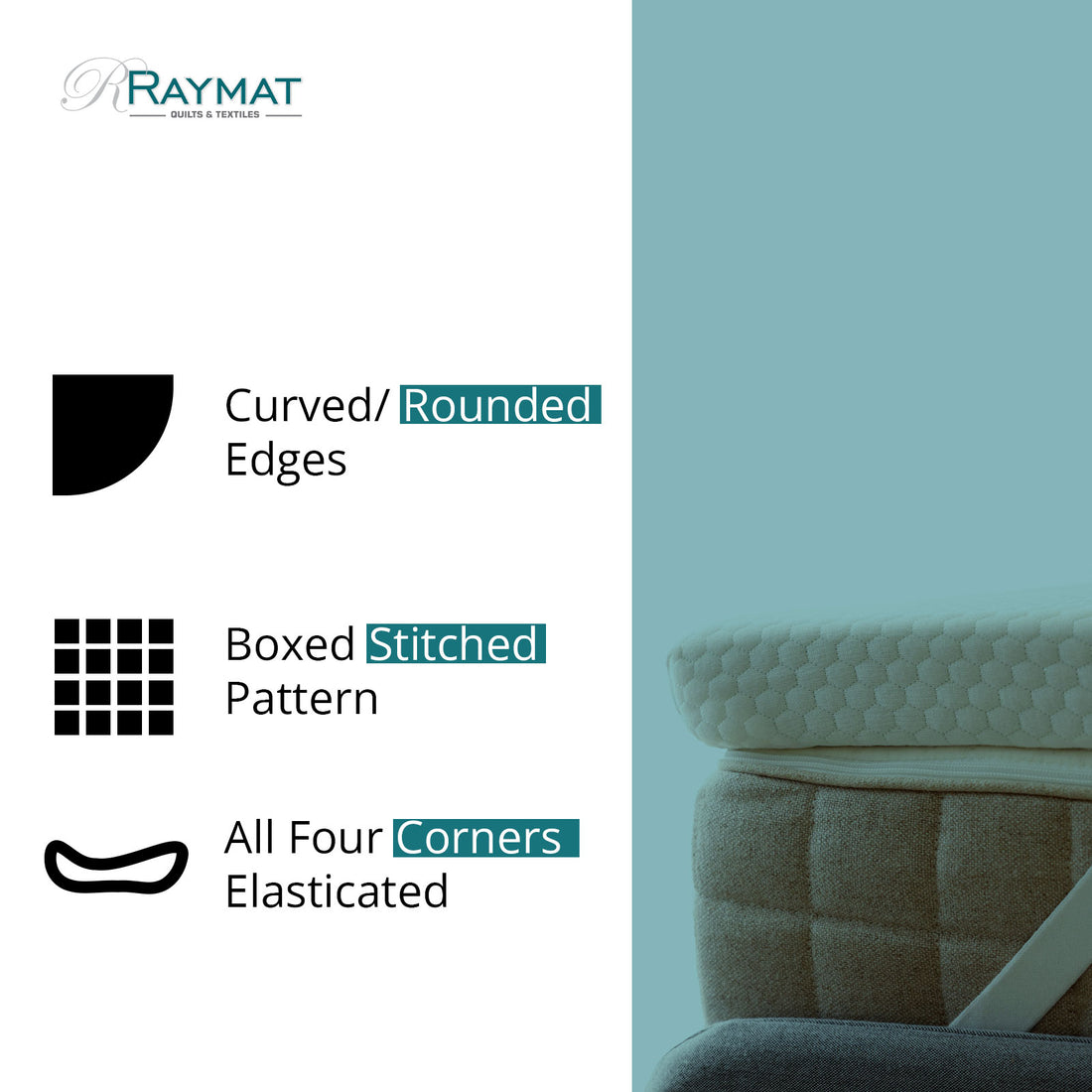 Mulberry Silk Mattress Topper | Luxurious Comfort – Raymat Textiles