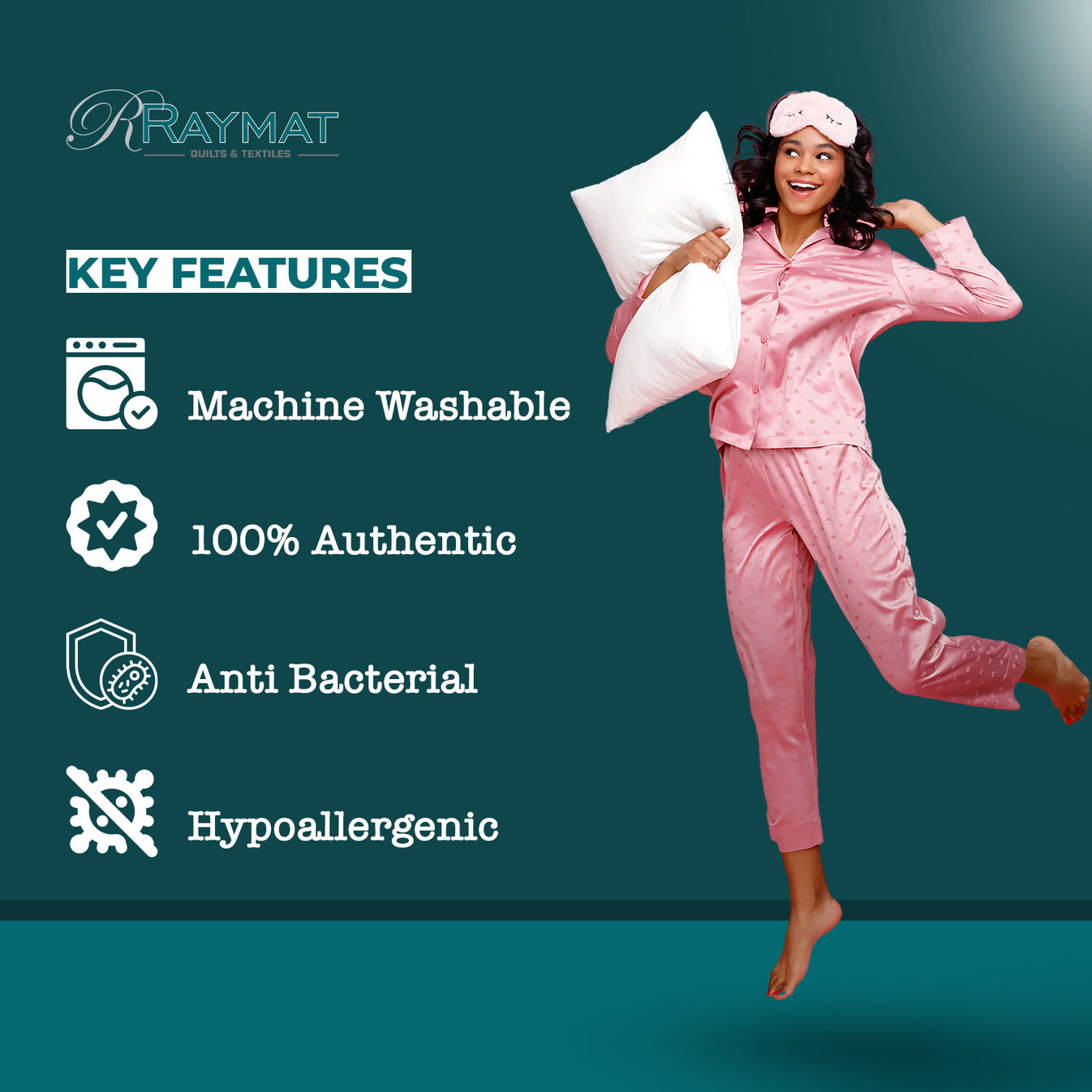 Anti Snore Support Pillow | Snooze Control | Sleep Better – Raymat Textiles